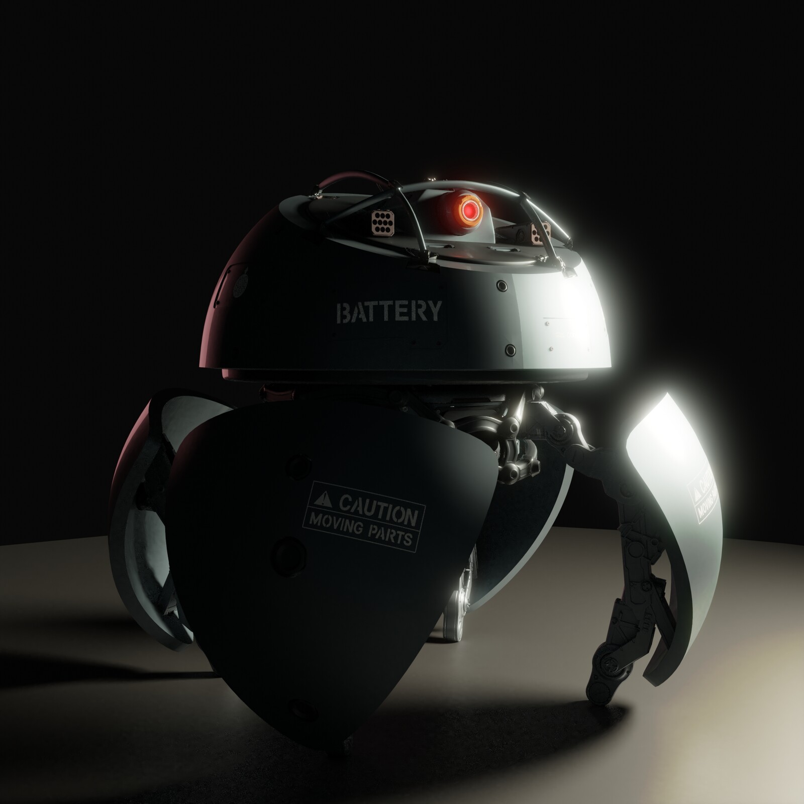 Paul Mereuta - Spheric Legged Surveillance Robot