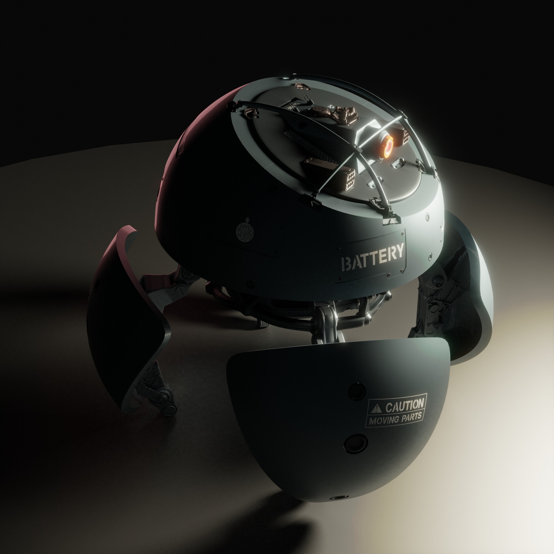 Paul Mereuta - Spheric Legged Surveillance Robot