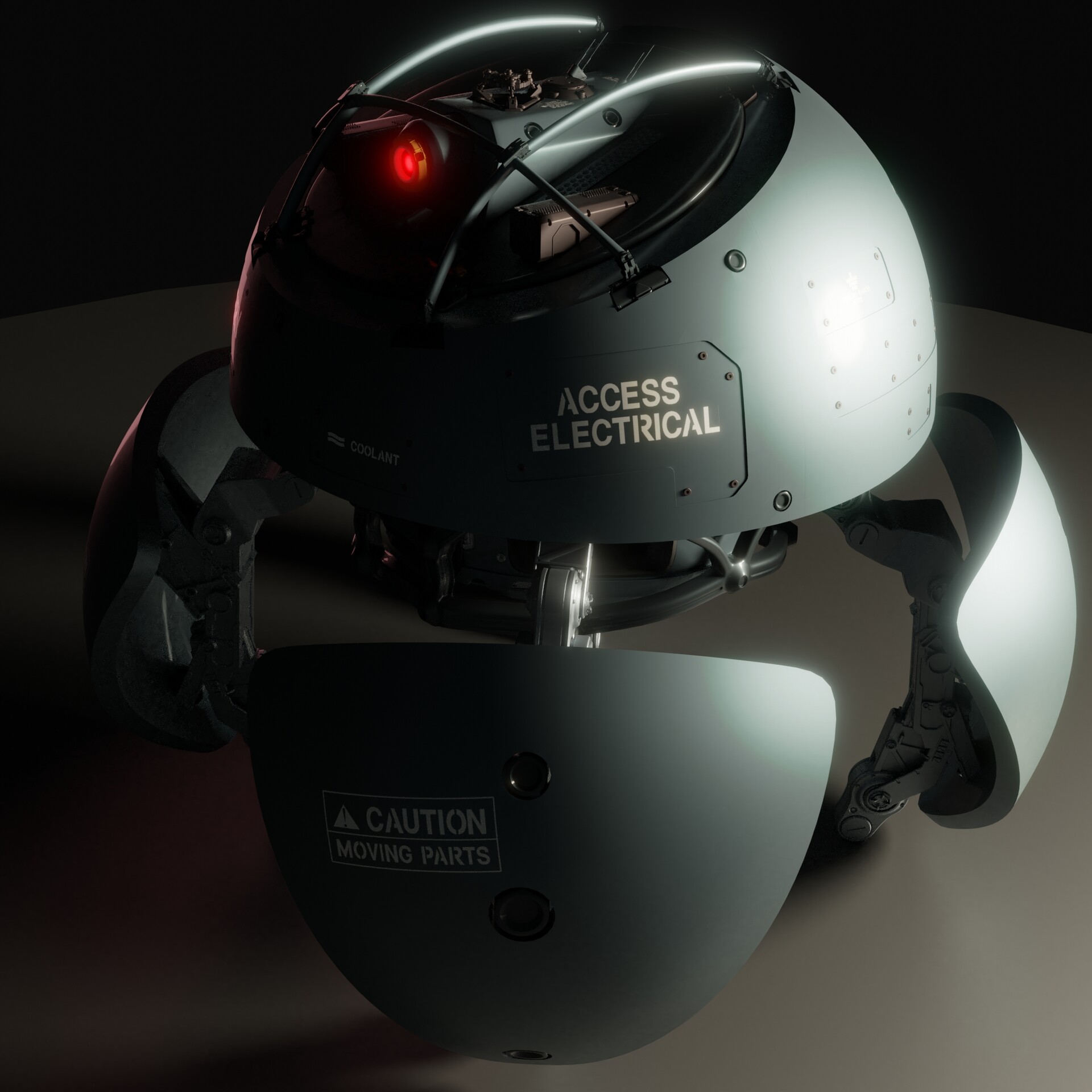 Paul Mereuta - Spheric Legged Surveillance Robot