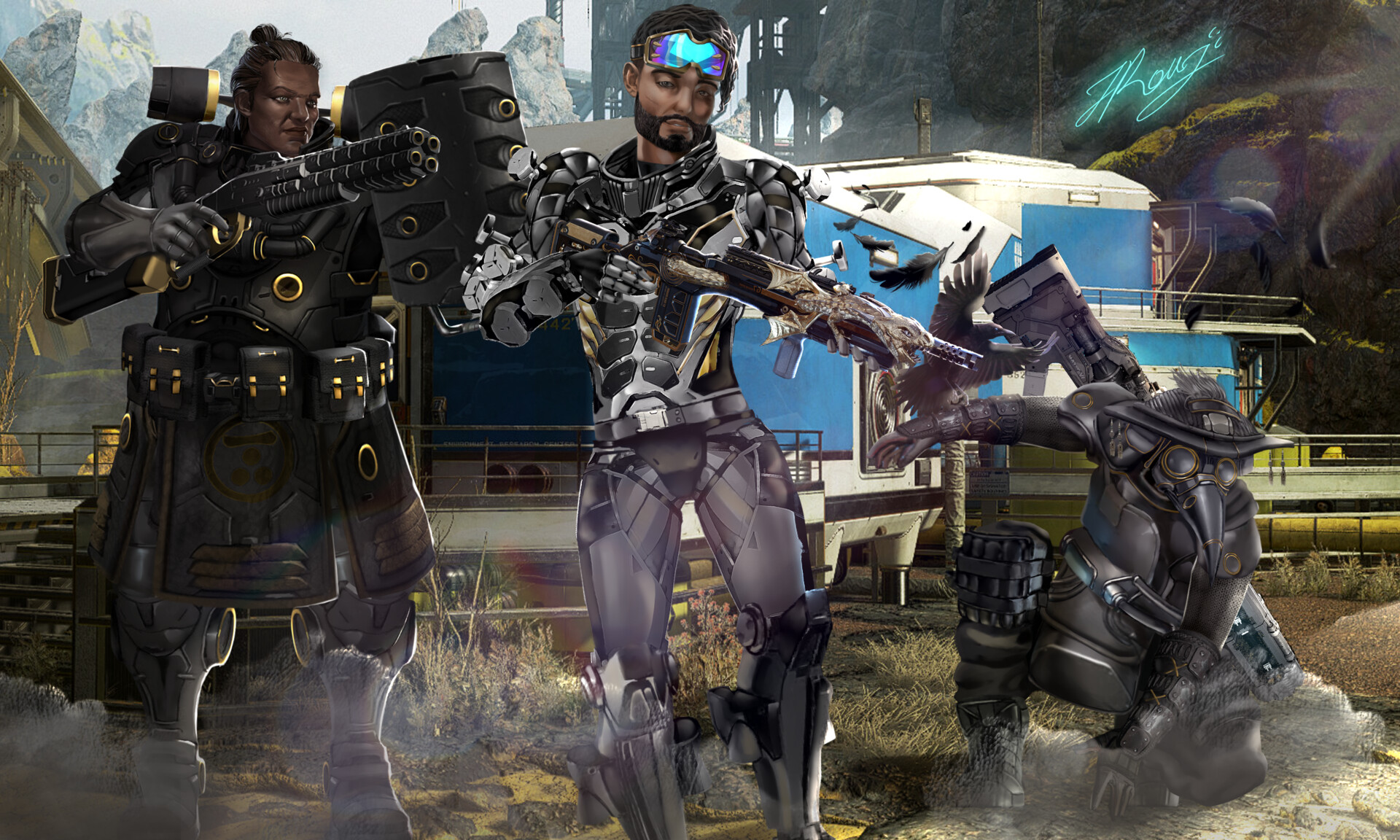 ArtStation - Apex Legends Black team