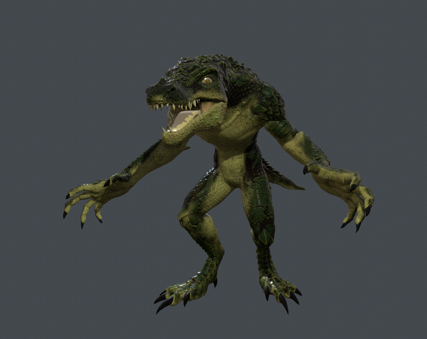 ArtStation - Crocodile Warrior