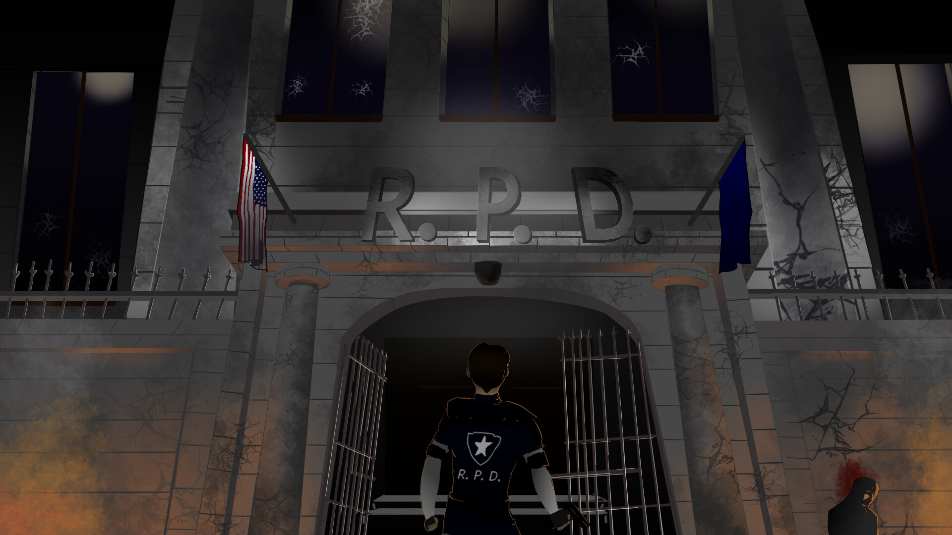 ArtStation - Resident Evil 2 Police Station