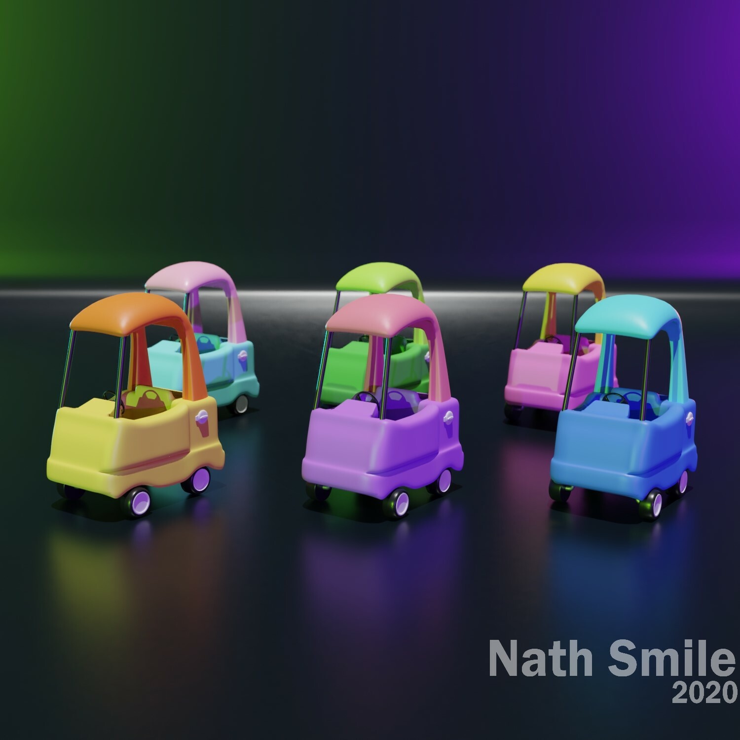 ArtStation - Little tikes cars