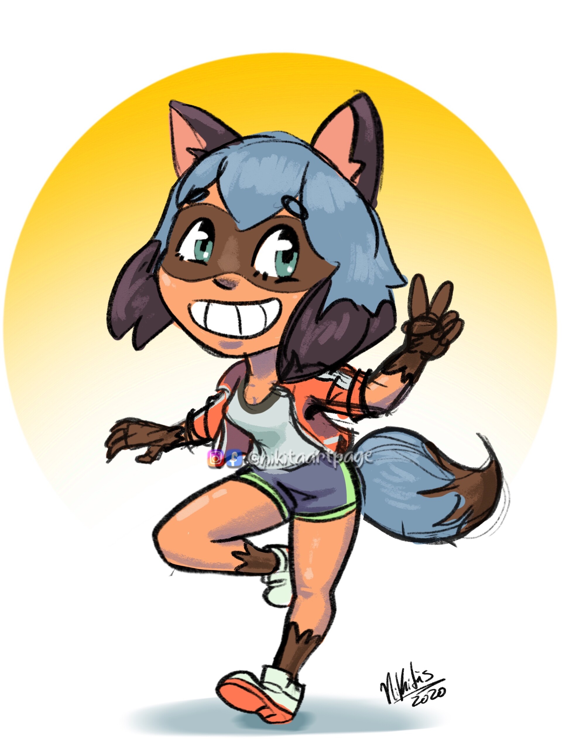 ArtStation - BNA Michiru Kagemori chibi