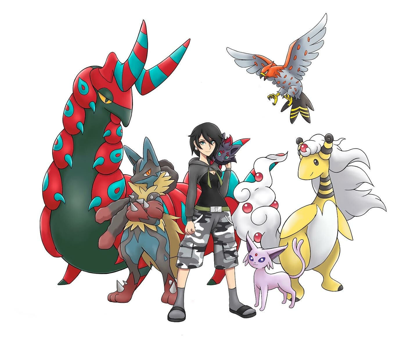 ArtStation - Pokemon team z White