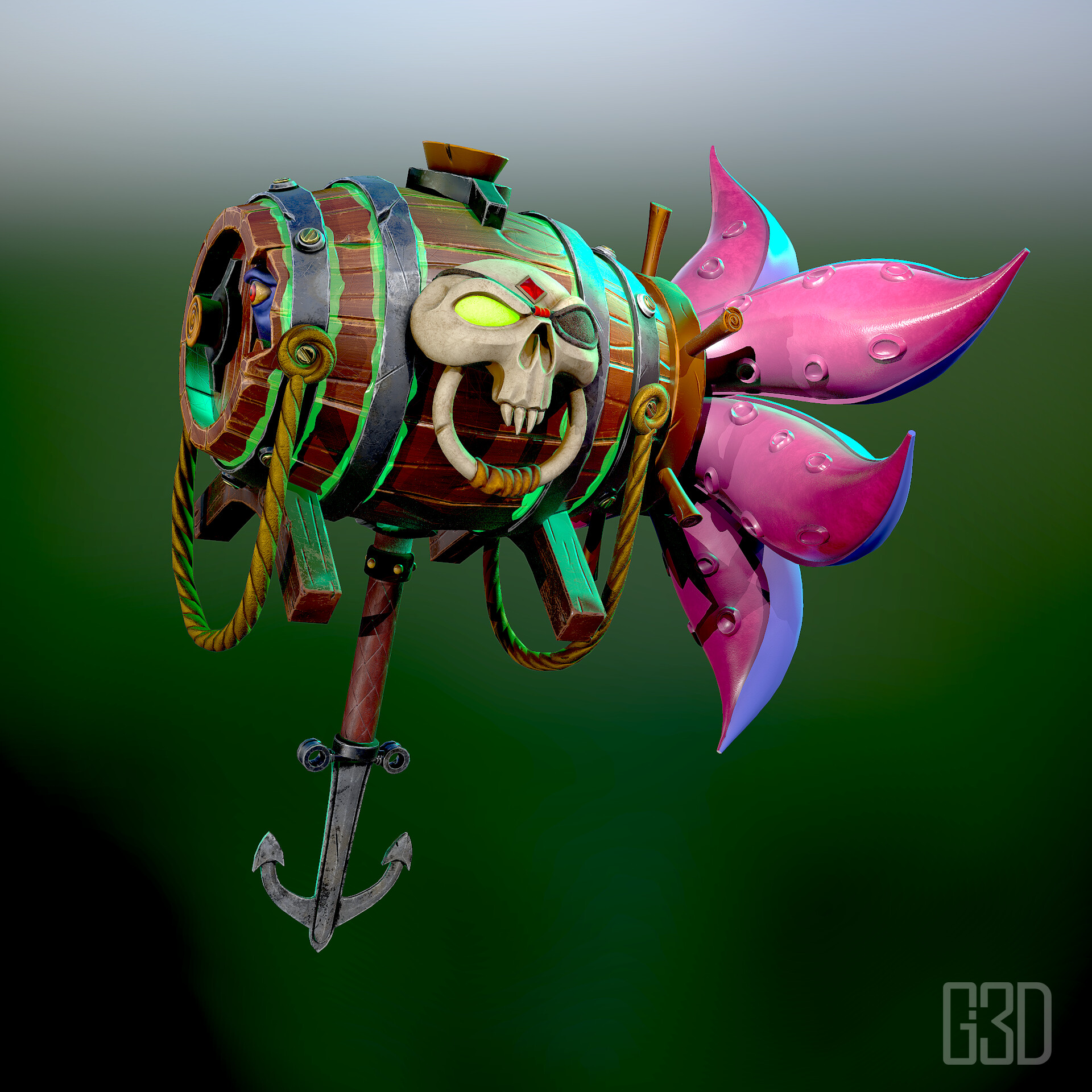 ArtStation - Pirate hammer
