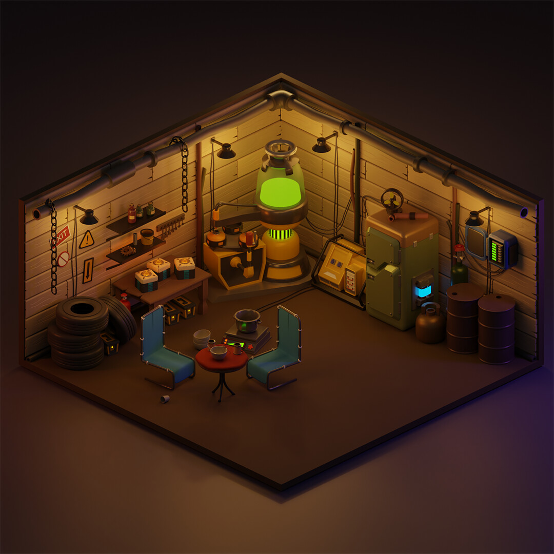 ArtStation - JunkerTown (Overwatch) - 3D Illustration