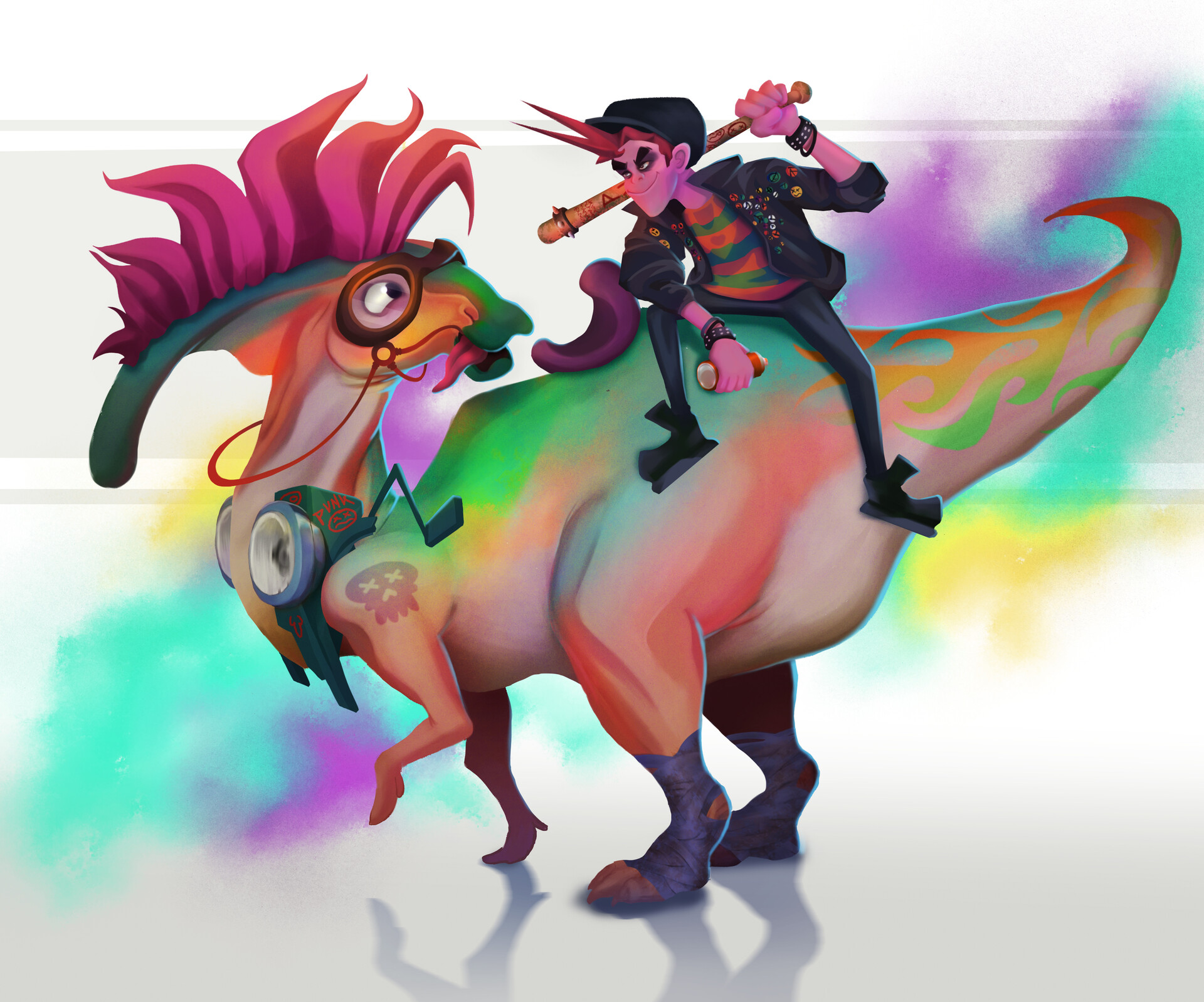 ArtStation - Dino-Punk's NOT dead
