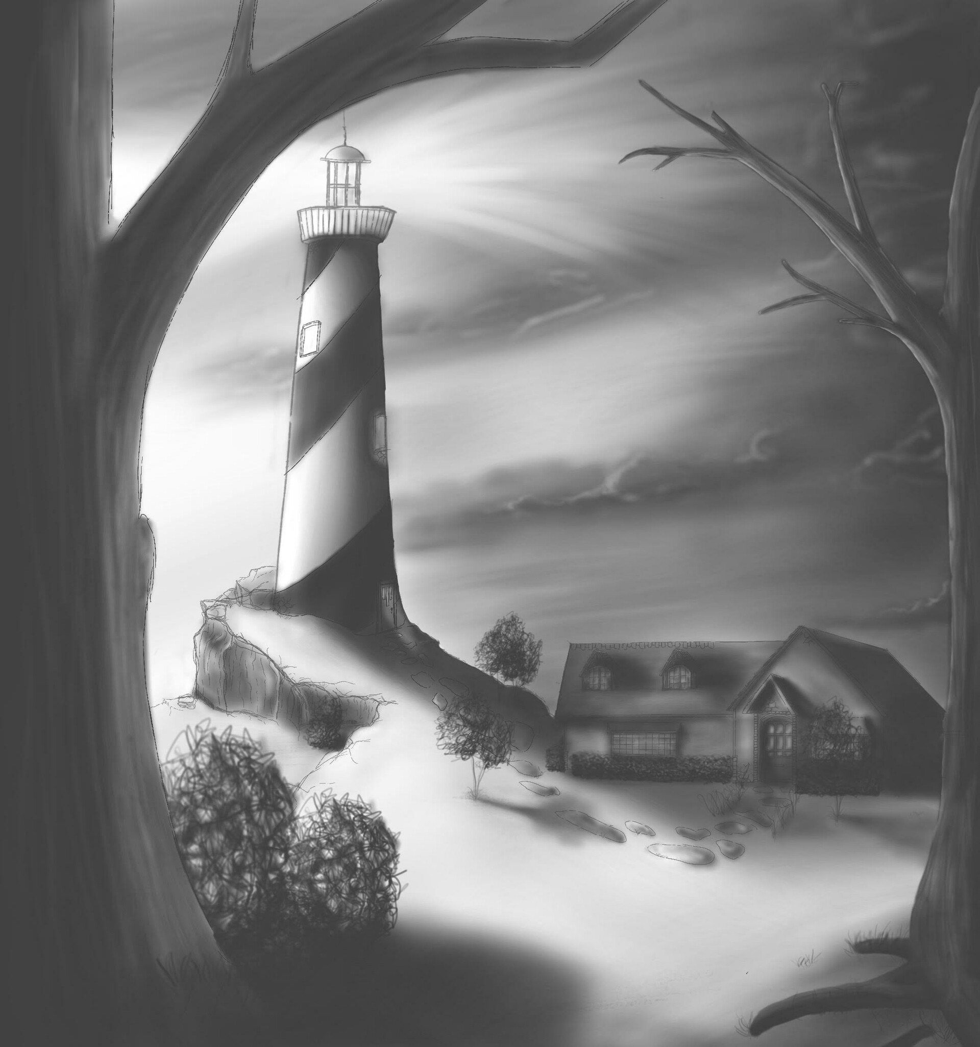 ArtStation - Lighthouse Island