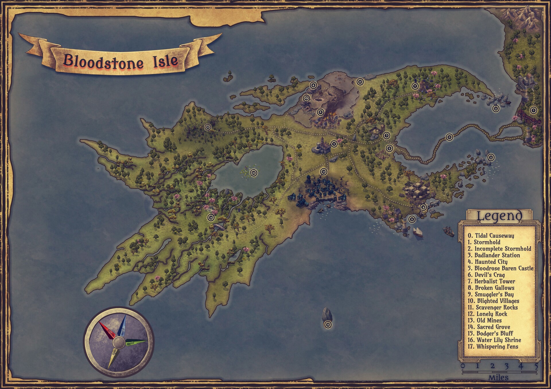 ArtStation - Bloodstone Isle