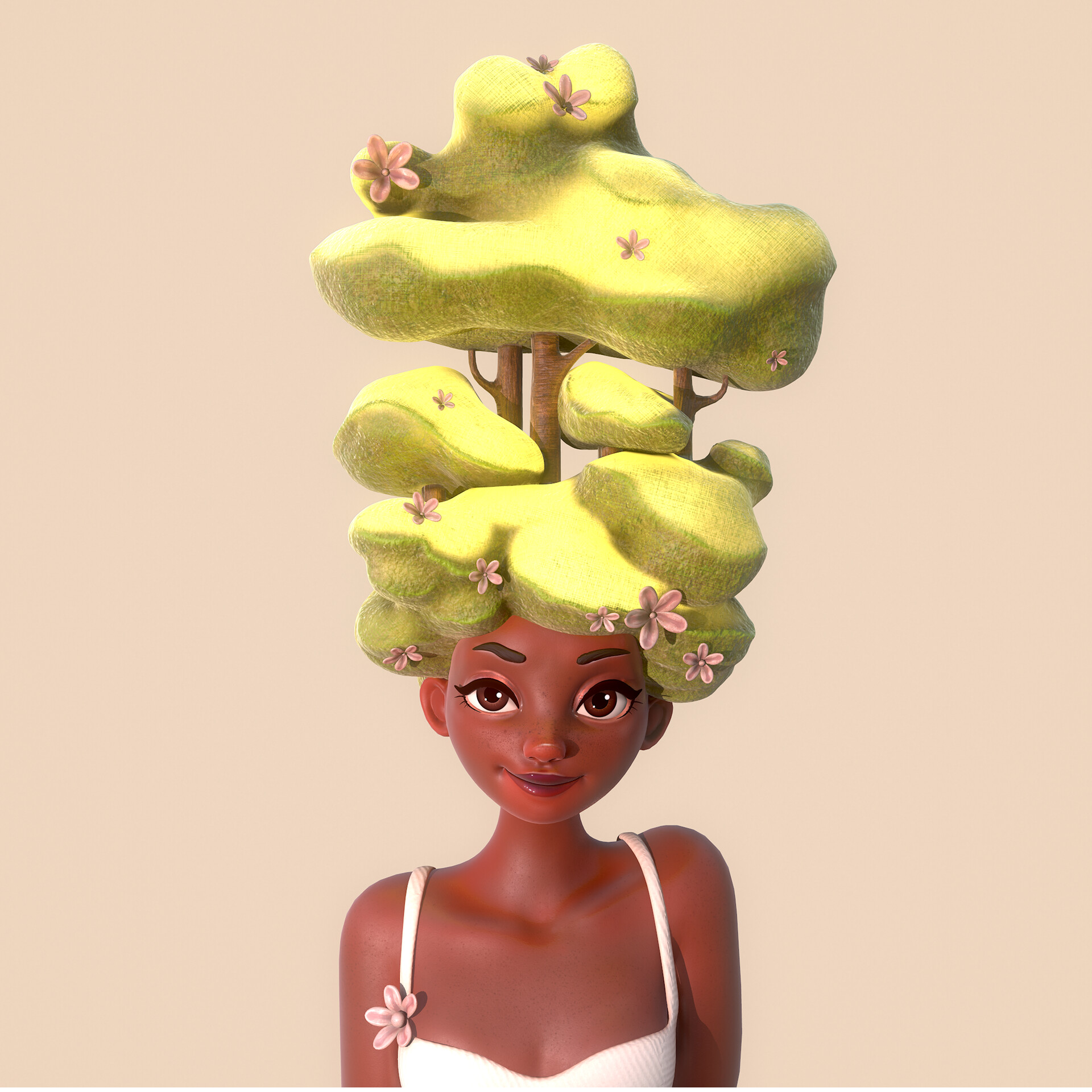 ArtStation - Tree girl