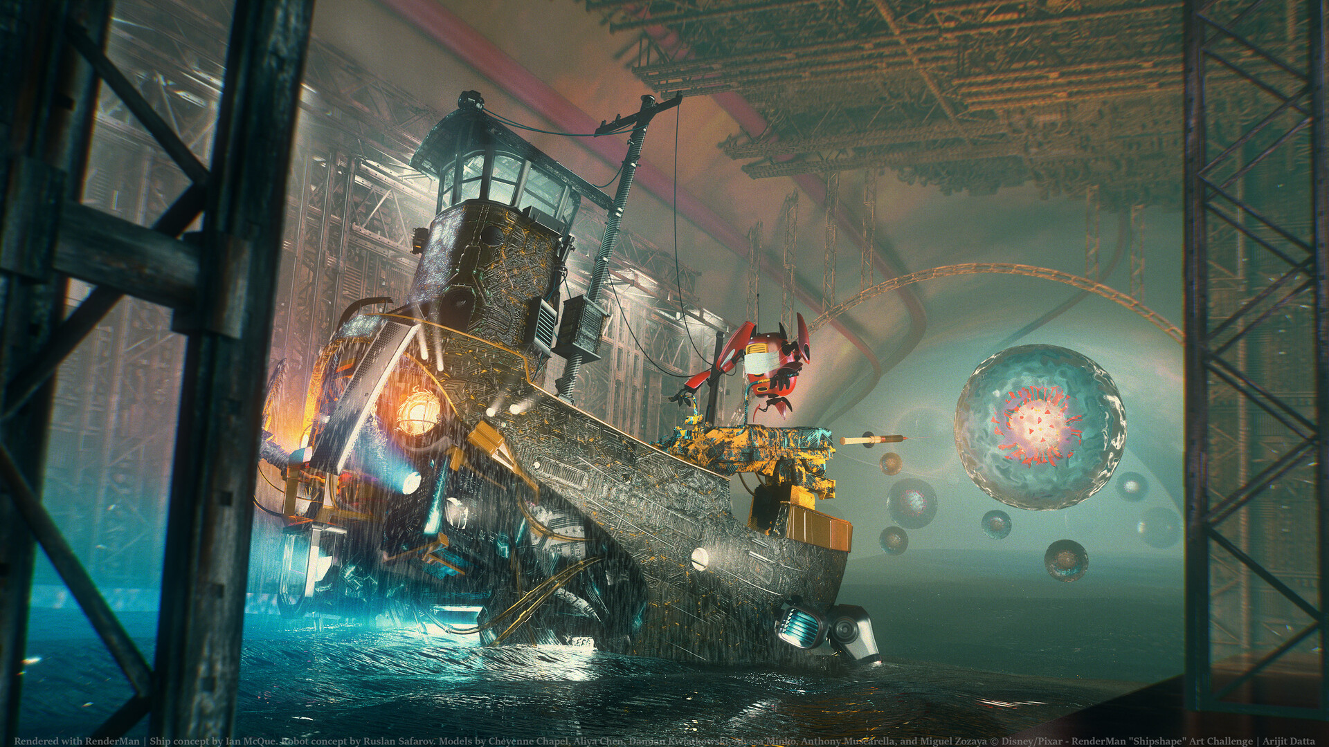 Arijit Datta - RenderMan_Shipshape_Art Challenge