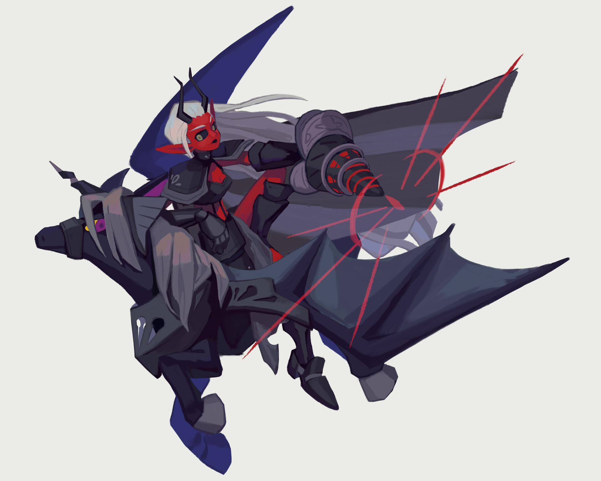 ArtStation - Lady Demon Knight