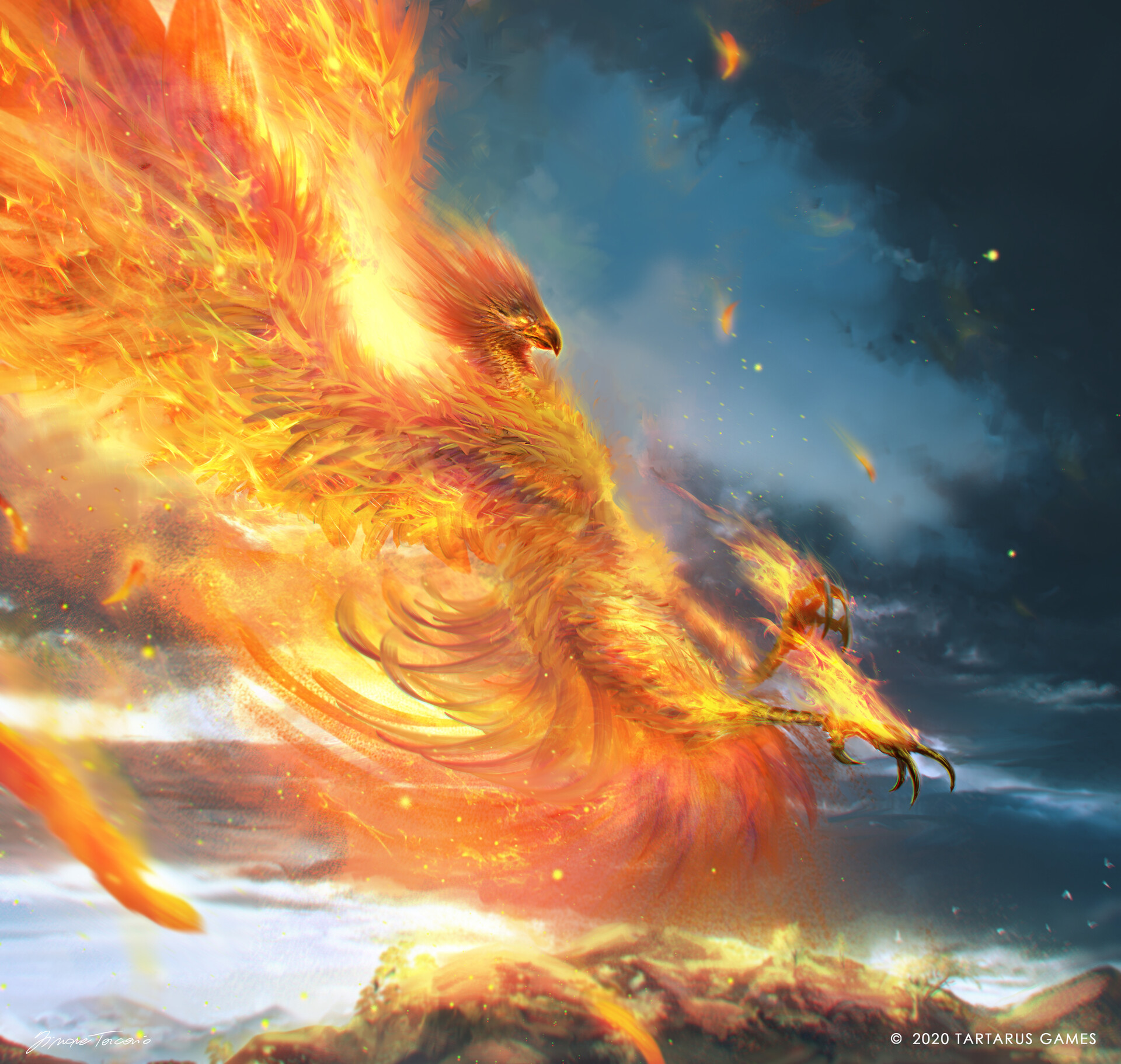 ArtStation - Phoenix - Tartarus Games