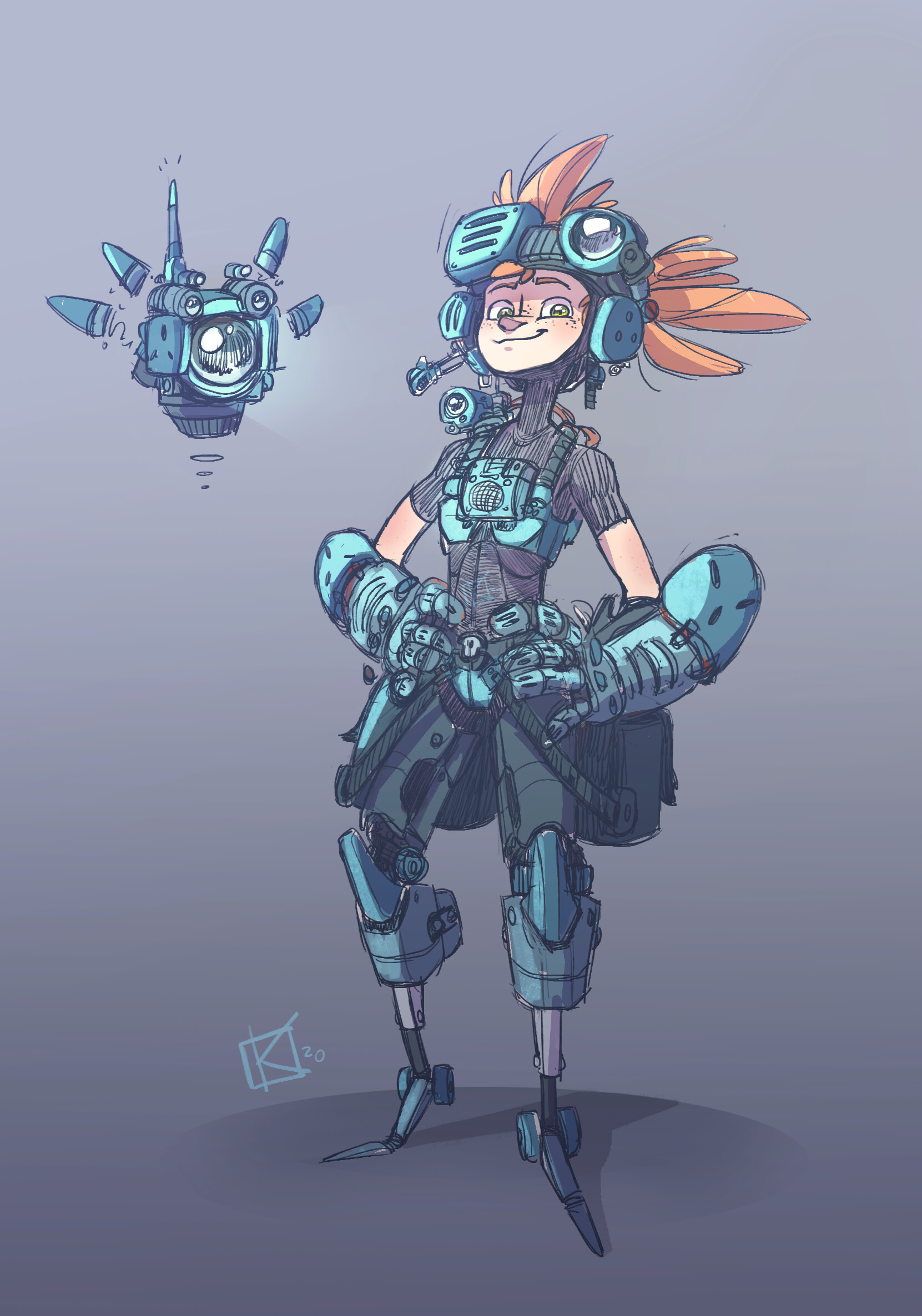 ArtStation - Cyberpunk Mechanic