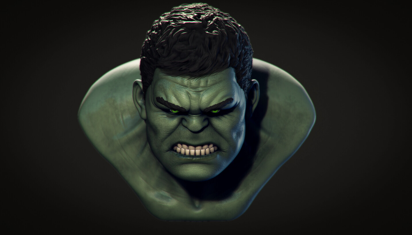 ArtStation - Hulk Bust