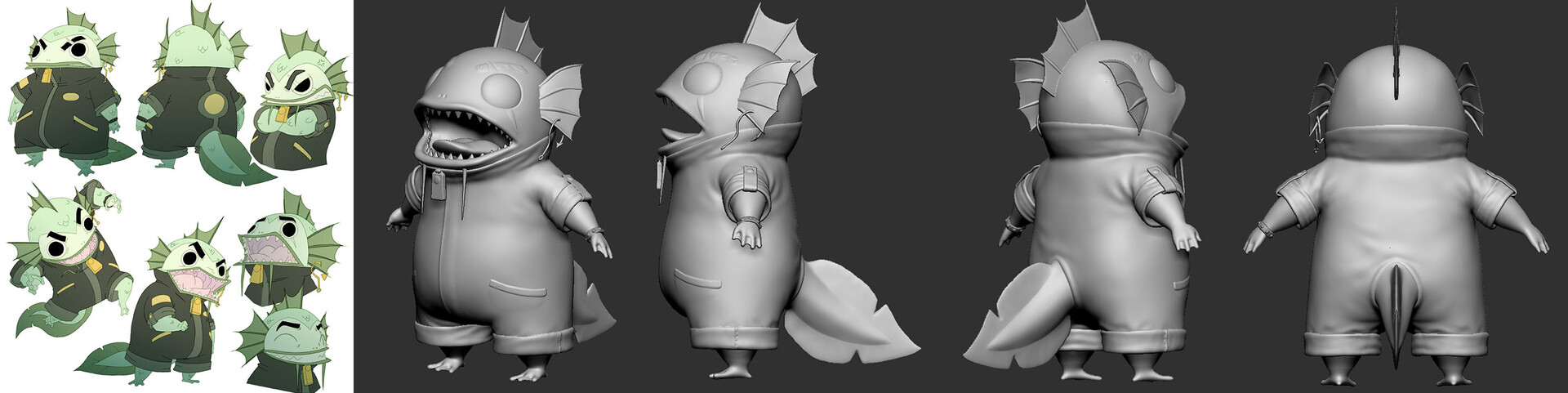 ArtStation - Fish Boy