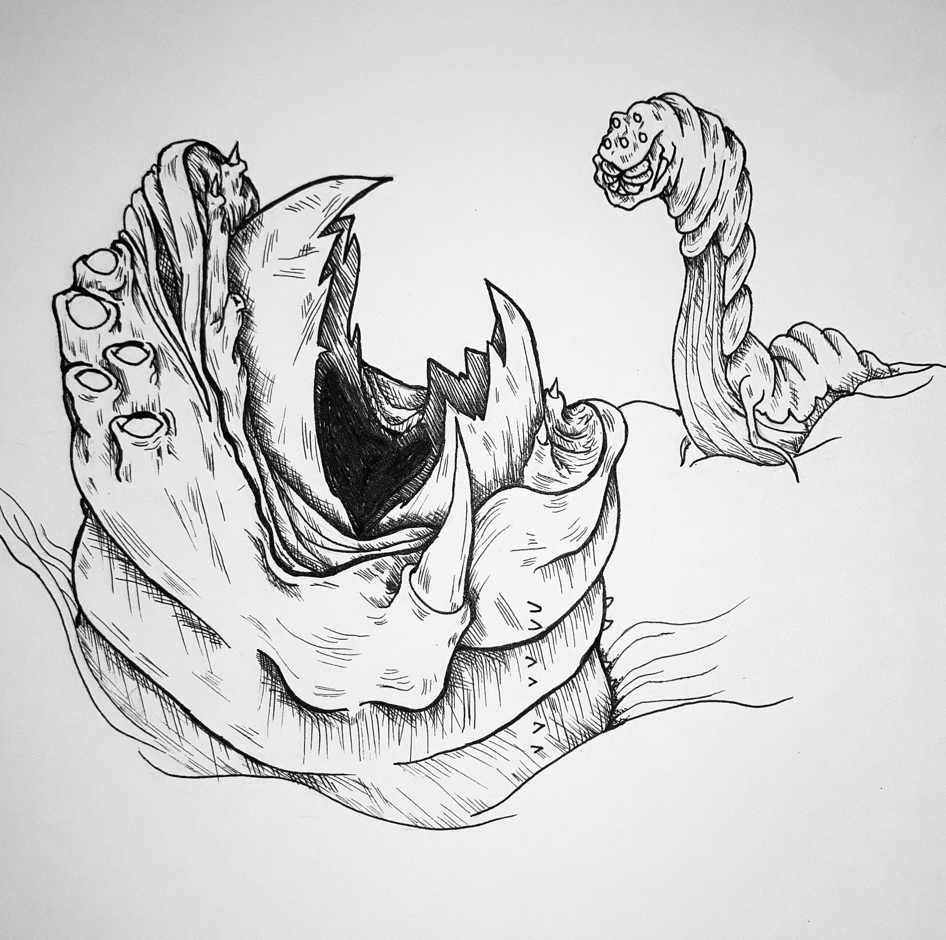 ArtStation - Mongolian Death Worm