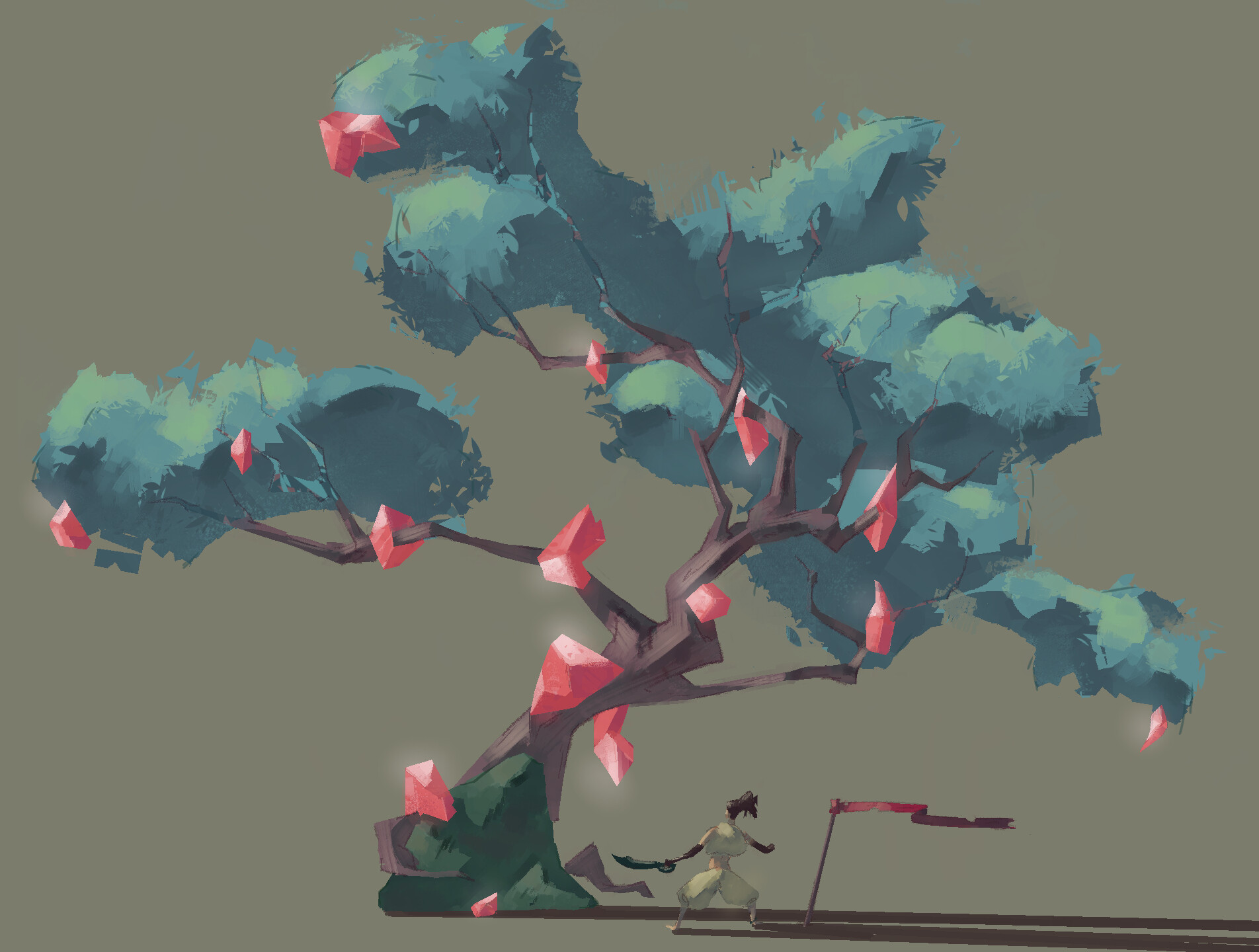 ArtStation - Infected tree