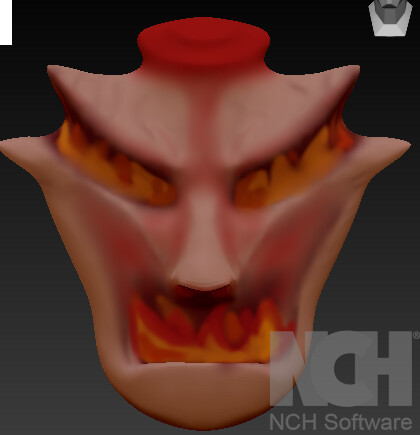 ArtStation - Tribal fire mask