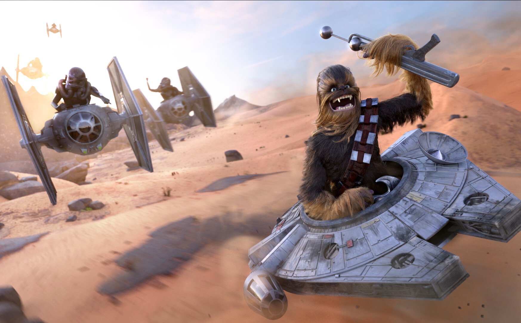 ArtStation - Chewbacca Fan Art