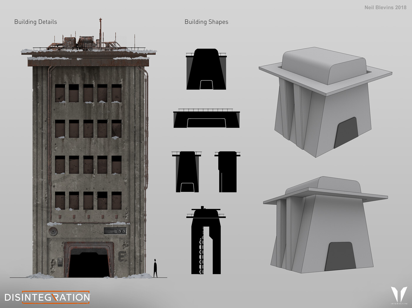 Neil Blevins - Disintegration Outlaw Iceland Base Buildings