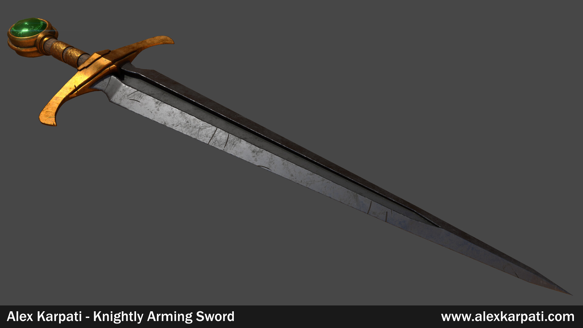 Alex Karpati - 2D/3D Artist - Knightly Arming Sword