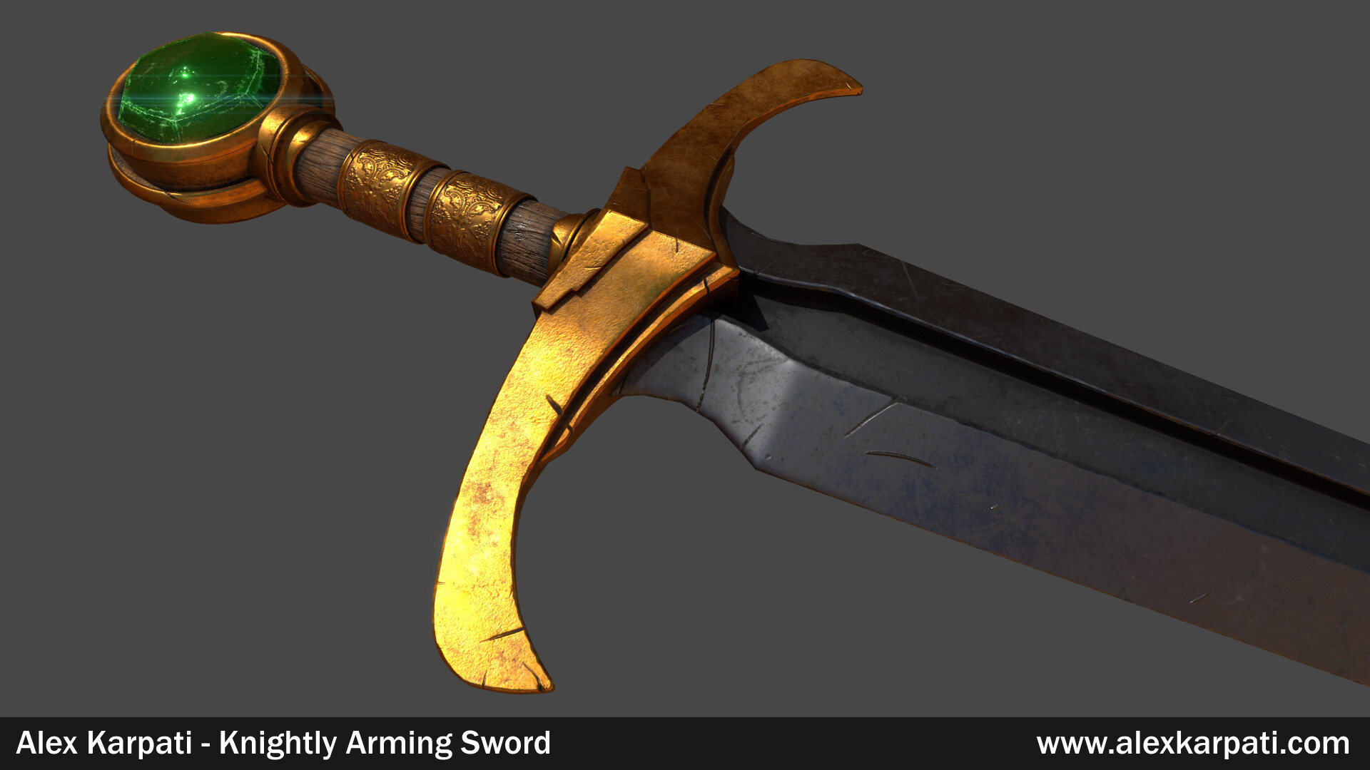 Alex Karpati - 2D/3D Artist - Knightly Arming Sword
