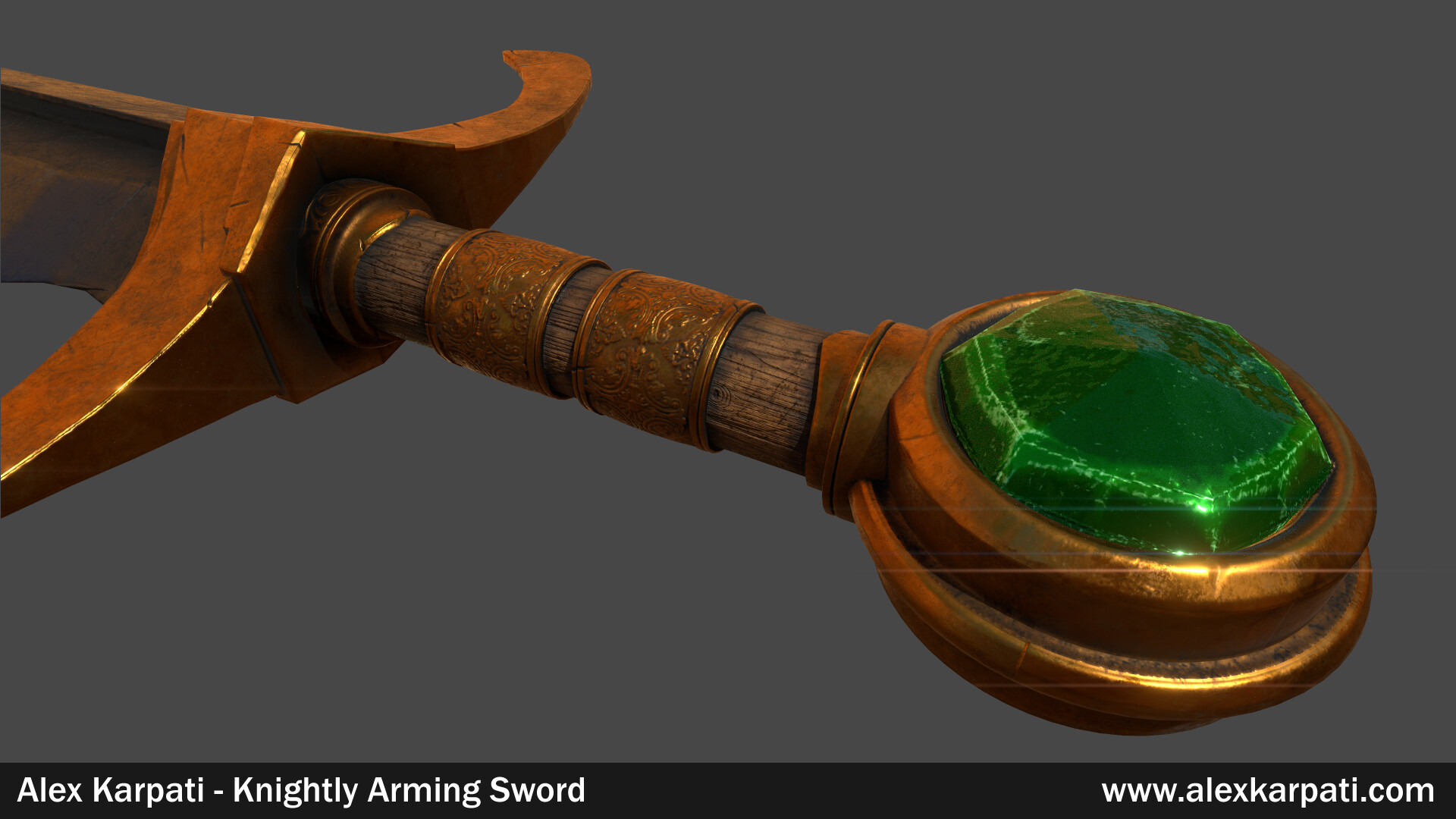 Alex Karpati - 2D/3D Artist - Knightly Arming Sword