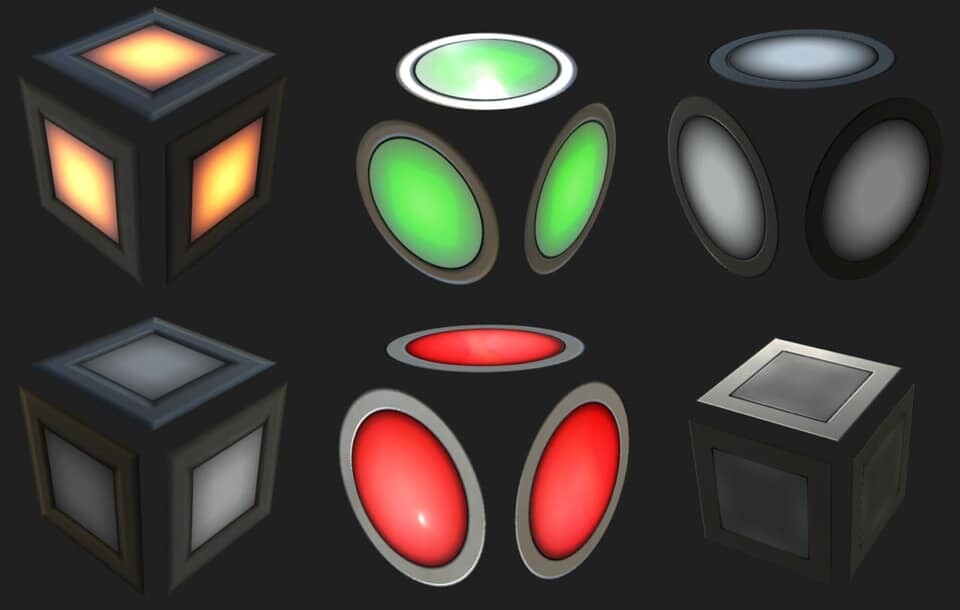 ArtStation - Button and Light Decal Material Generator