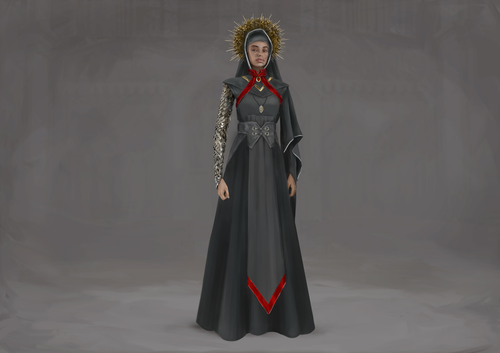 ArtStation - Warrior Nun Ceremonial Habit