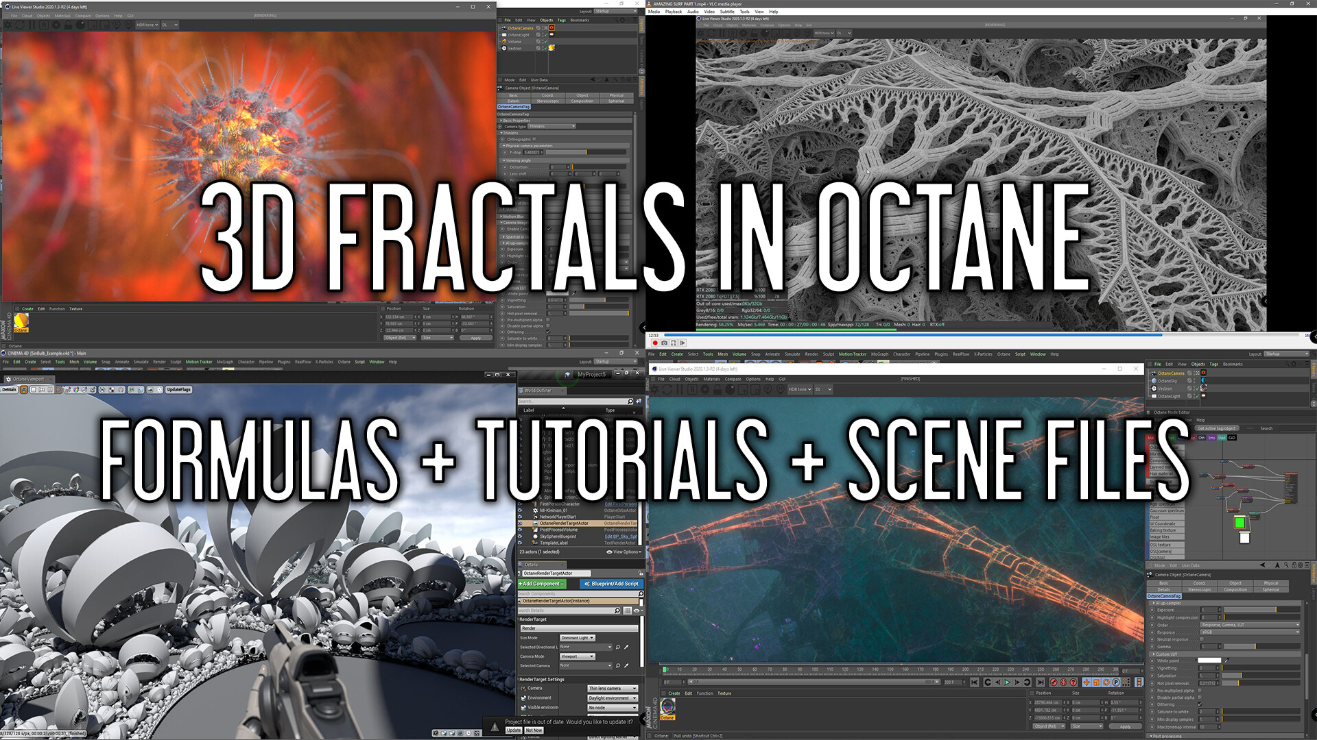 ArtStation - Octane Vectron Fractal Formula Presets + Tutorials + Examples