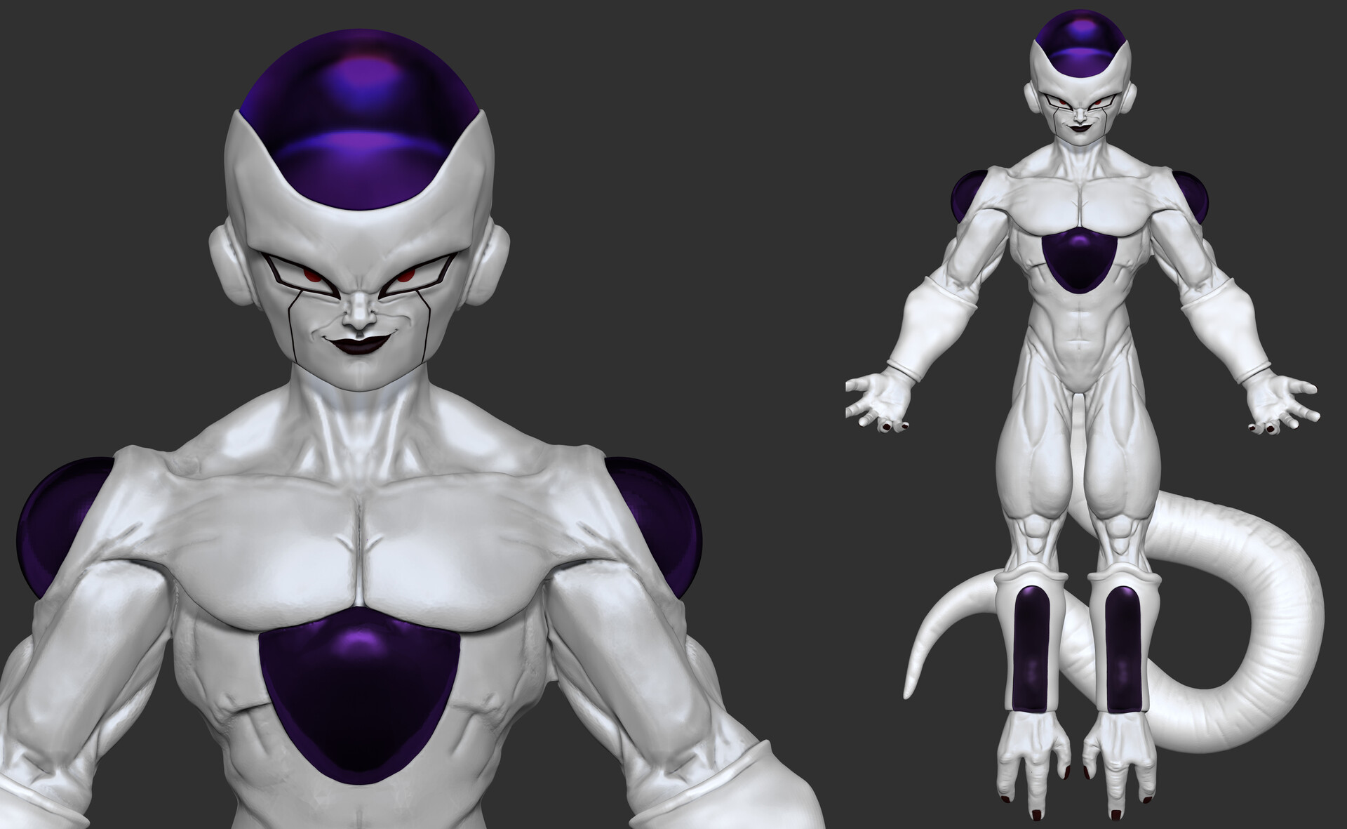ArtStation - Frieza | Keep working with previous work