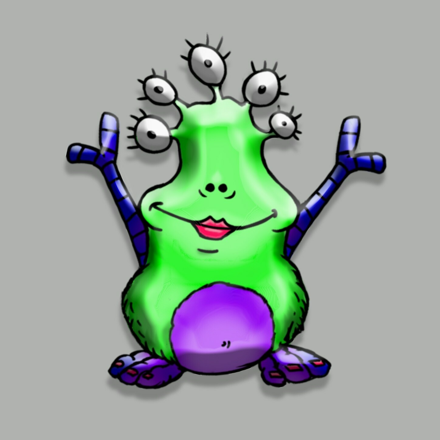 ArtStation - Beatrice little green monster