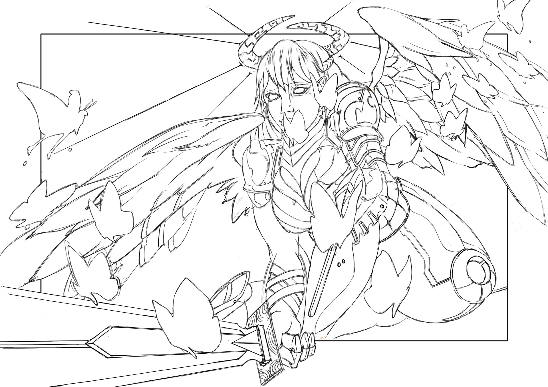 ArtStation - Angel Sketch