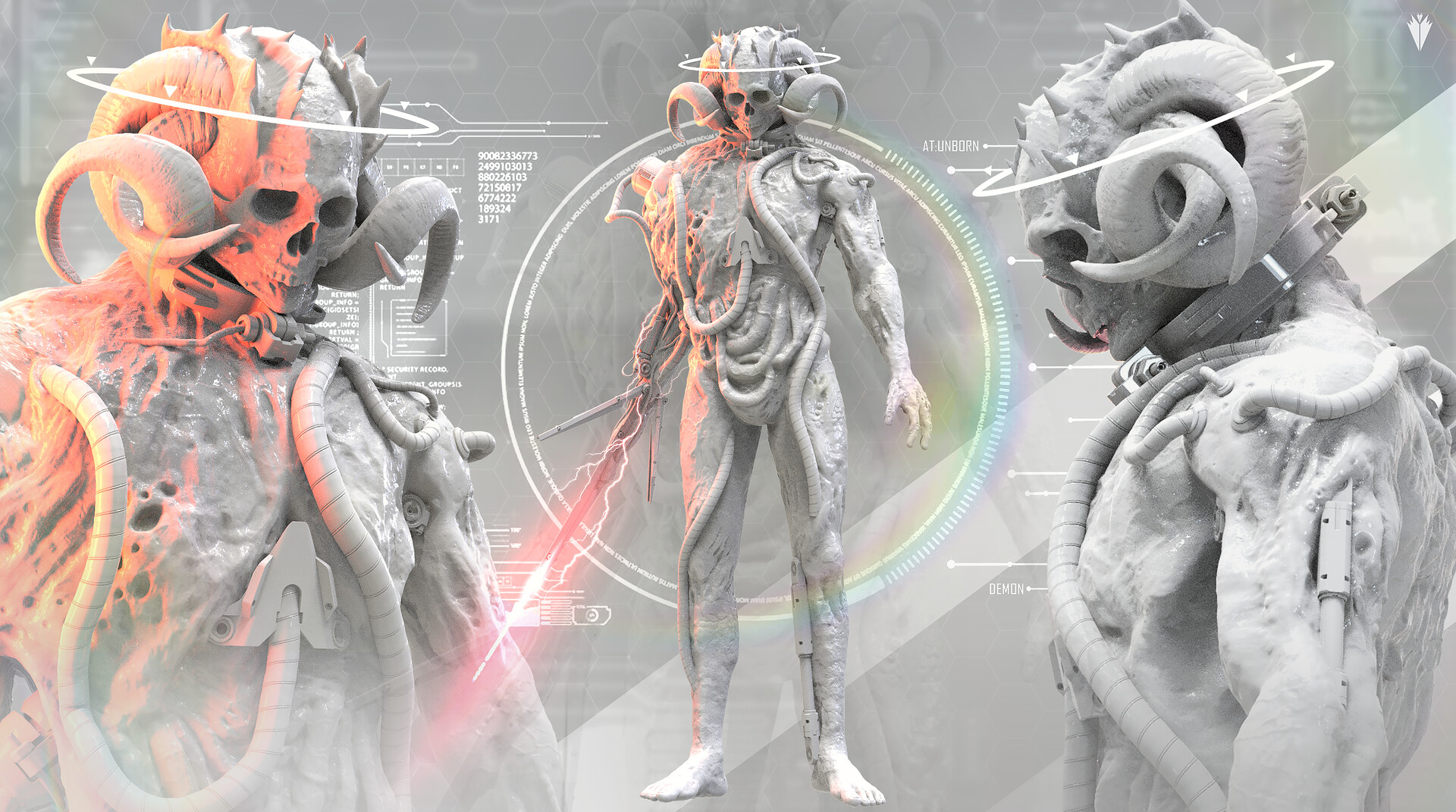 ArtStation - Doomed - Creature Sketch Concept