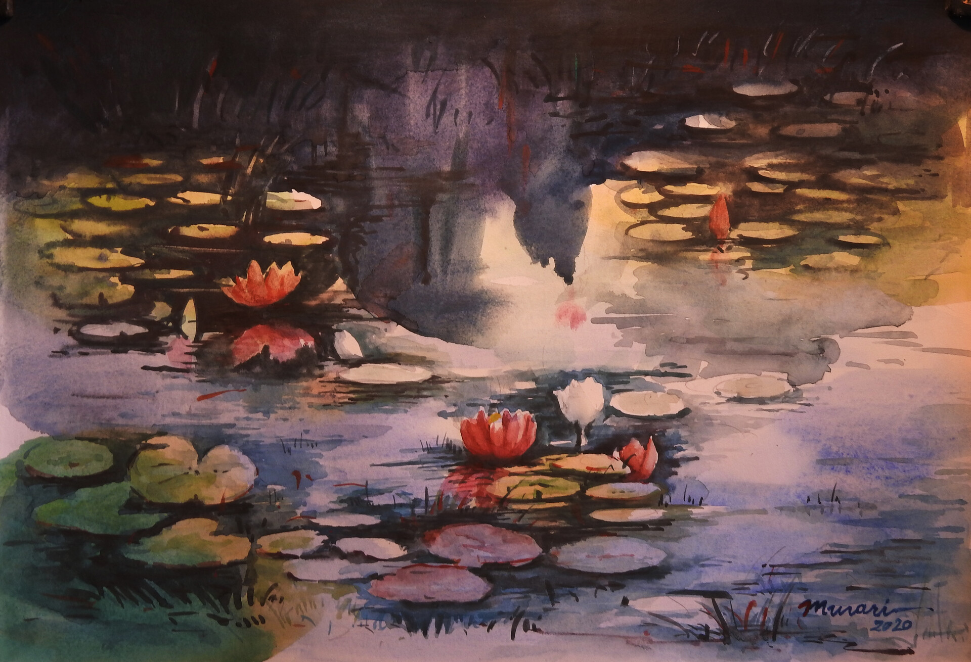 Murari Mohan Purkait - Water colour Painting