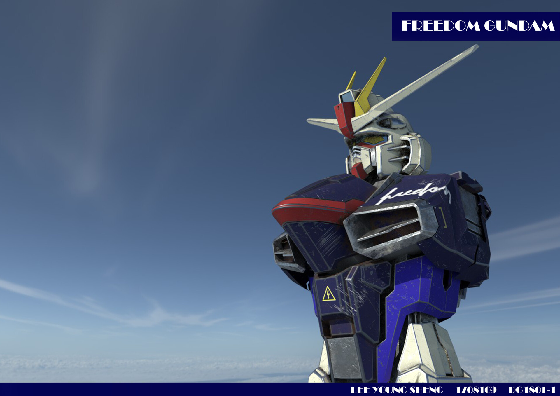 ArtStation - Freedom Gundam
