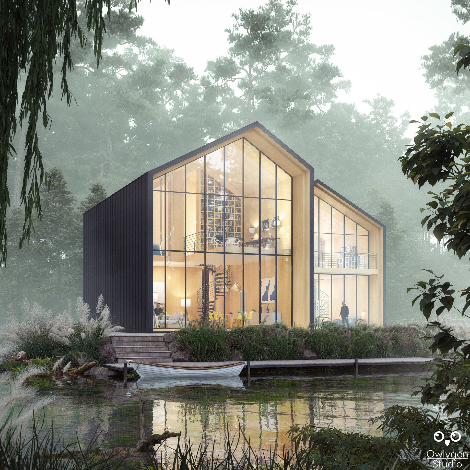 ArtStation - Wood Cabin