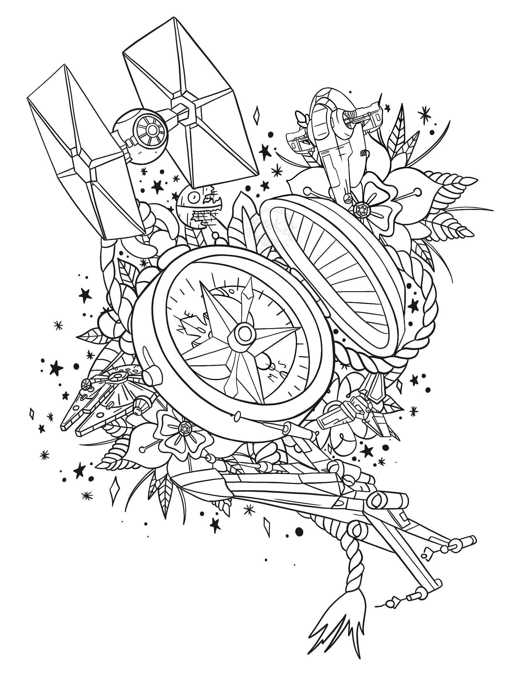 sailor jerry coloring pages