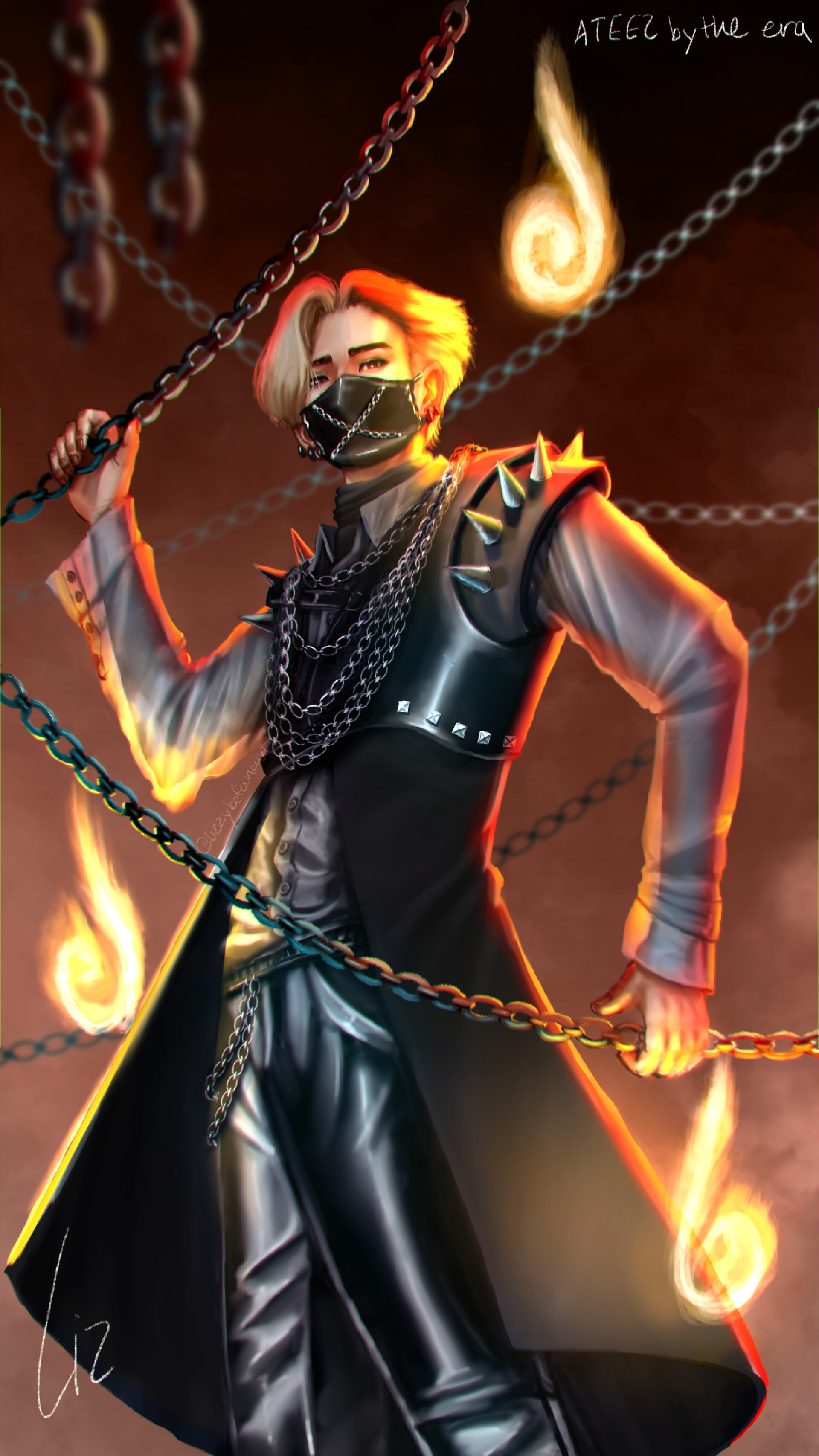 ArtStation - Spirit Lights - ATEEZ (Yeosang)