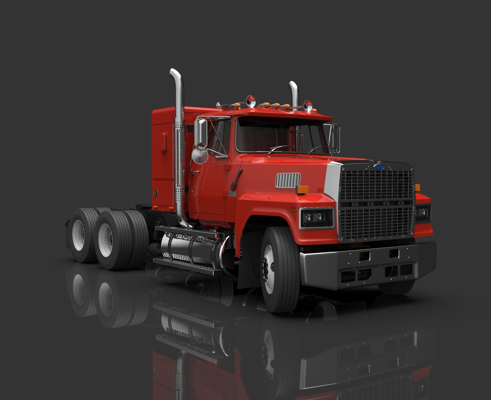 ArtStation - FORD LTL-9000 [1988]