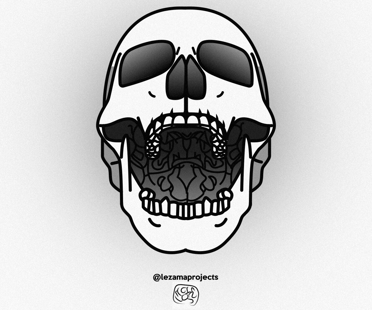 ArtStation - Skull Drawing