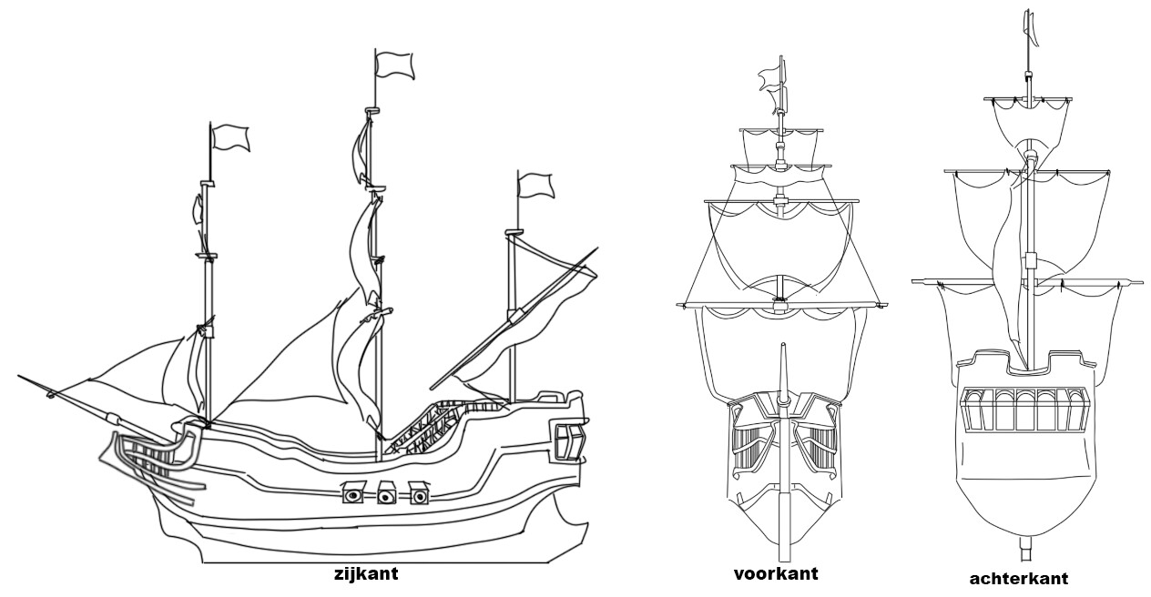 Galleon Ship Blueprints