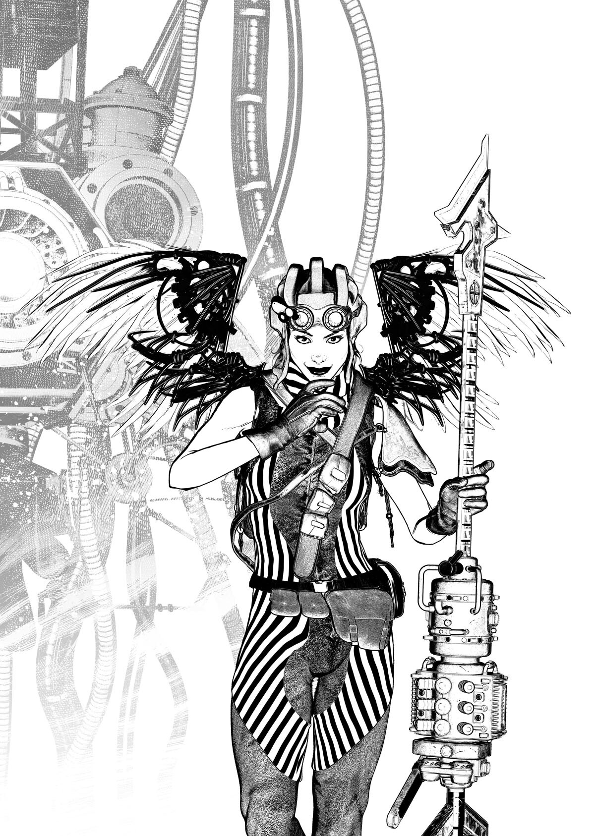 Brian Haberlin - Sonata: Exclusive Edition Cover - Inks to colors