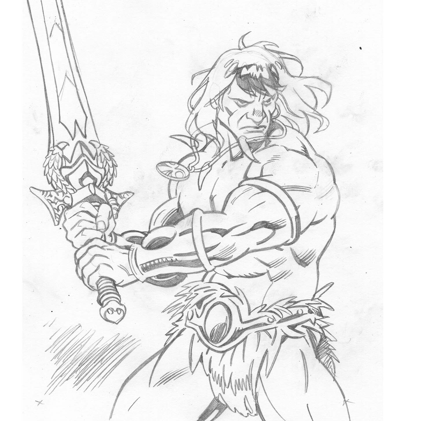 conan the barbarian coloring pages