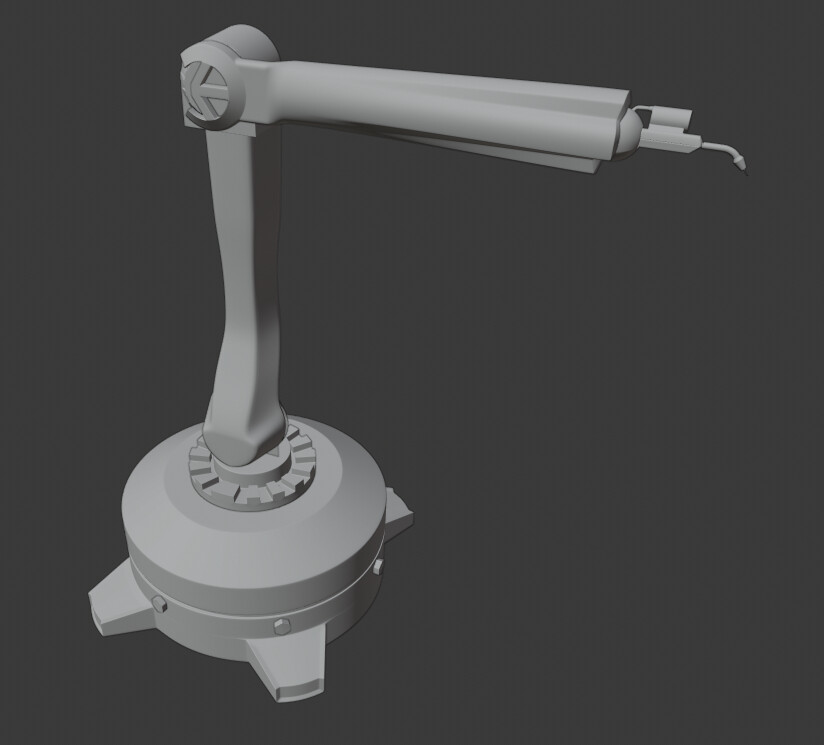 ArtStation - Assembly Line Welder Arm