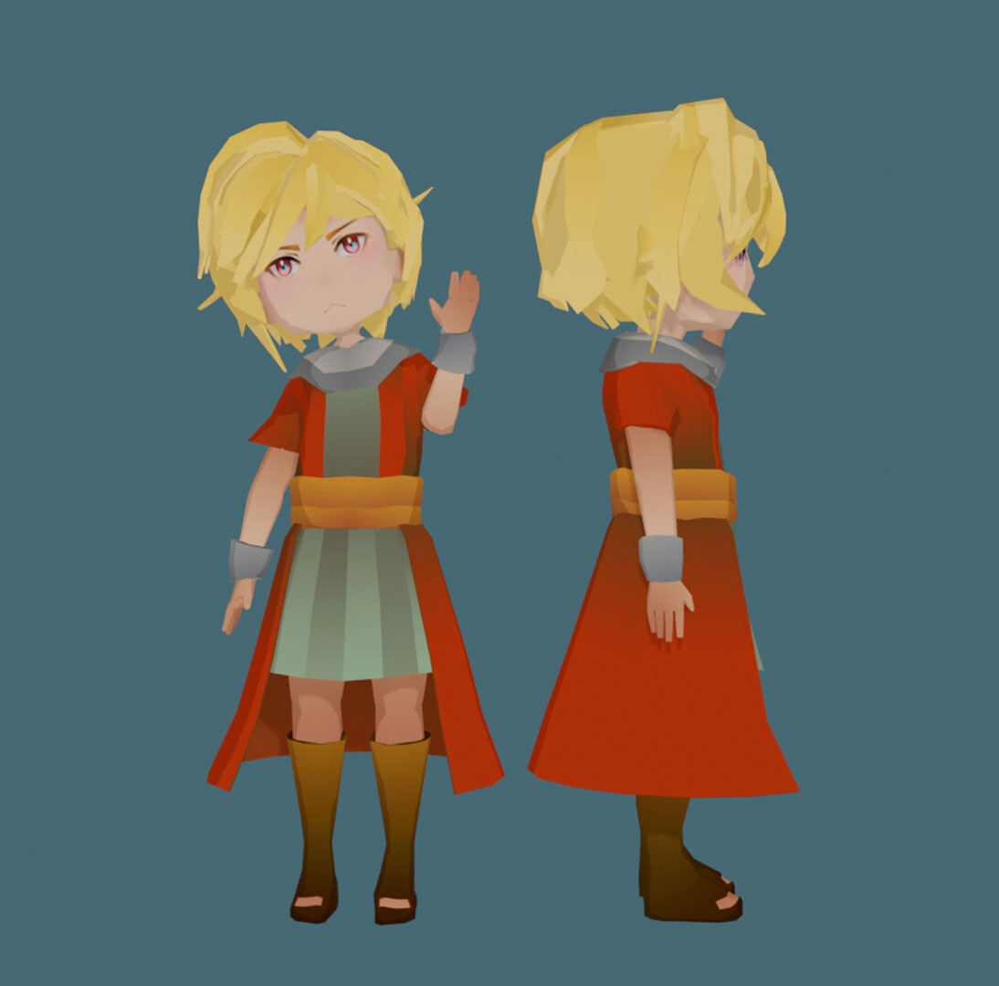 ArtStation - Chibi main character