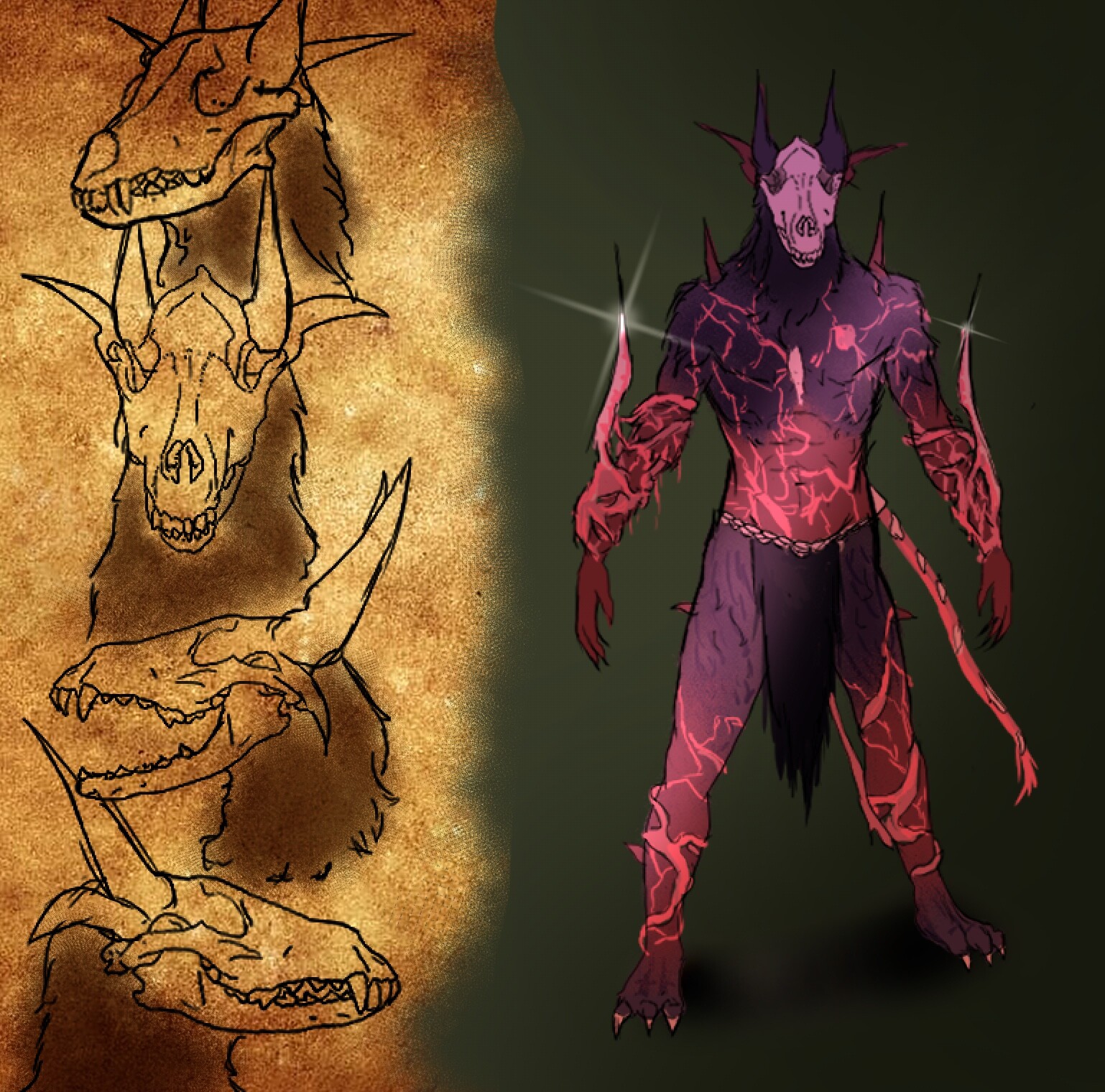 ArtStation - Cryptid Hellhound