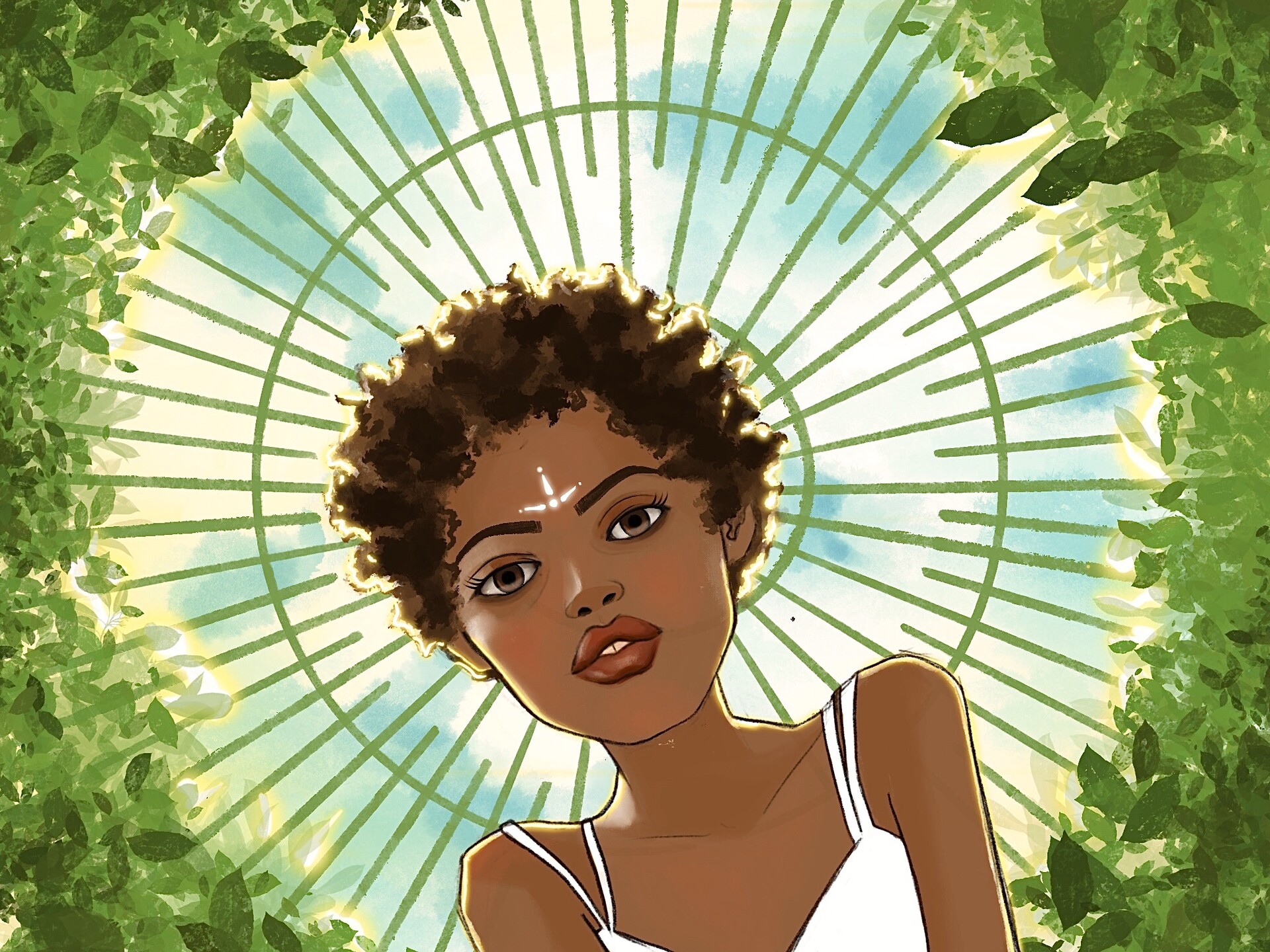 ArtStation - Sunshine girl☀️